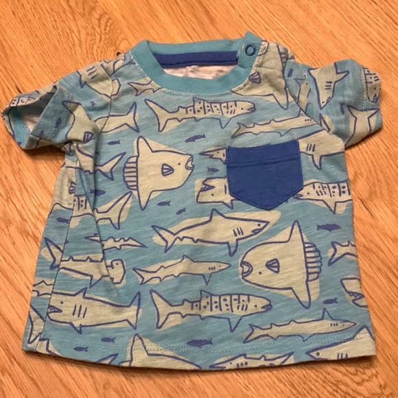 Cat & Jack | Shirts & Tops | Cat Jack Shark Tee | Poshmark